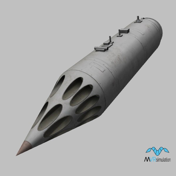 B8M1.RU.grey 3D Model | MVRsimulation