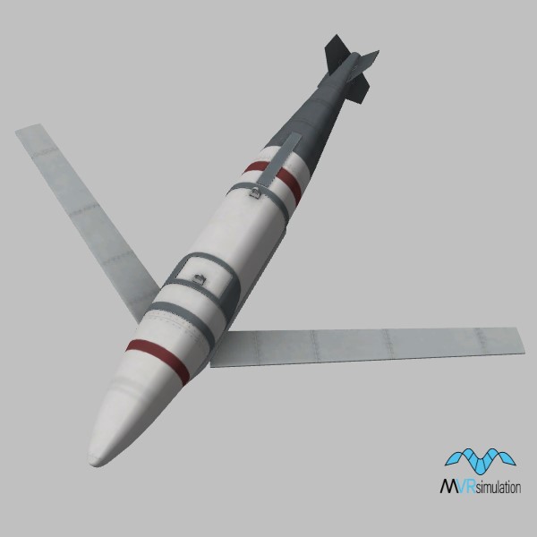 GBU-62B-V-1-B.US.grey 3D Model | MVRsimulation