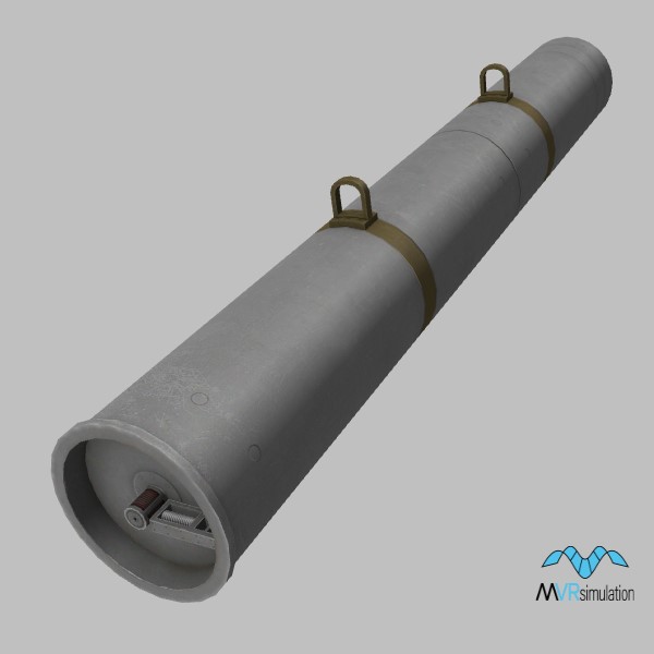 LUU-2B.US.grey 3D Model | MVRsimulation