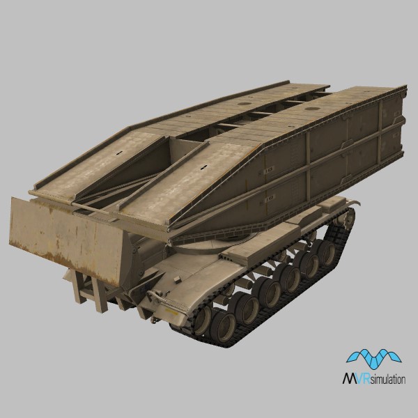 M60A1-AVLB.US.desert 3D Model | MVRsimulation