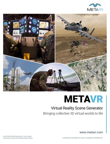 MetaVR advert Military Training Issue 6 2020 | MVRsimulation